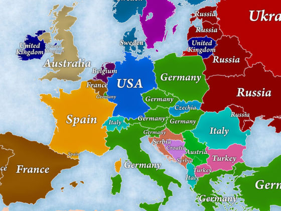 Check out this map of Europeans' favourite destinations to emigrate to.