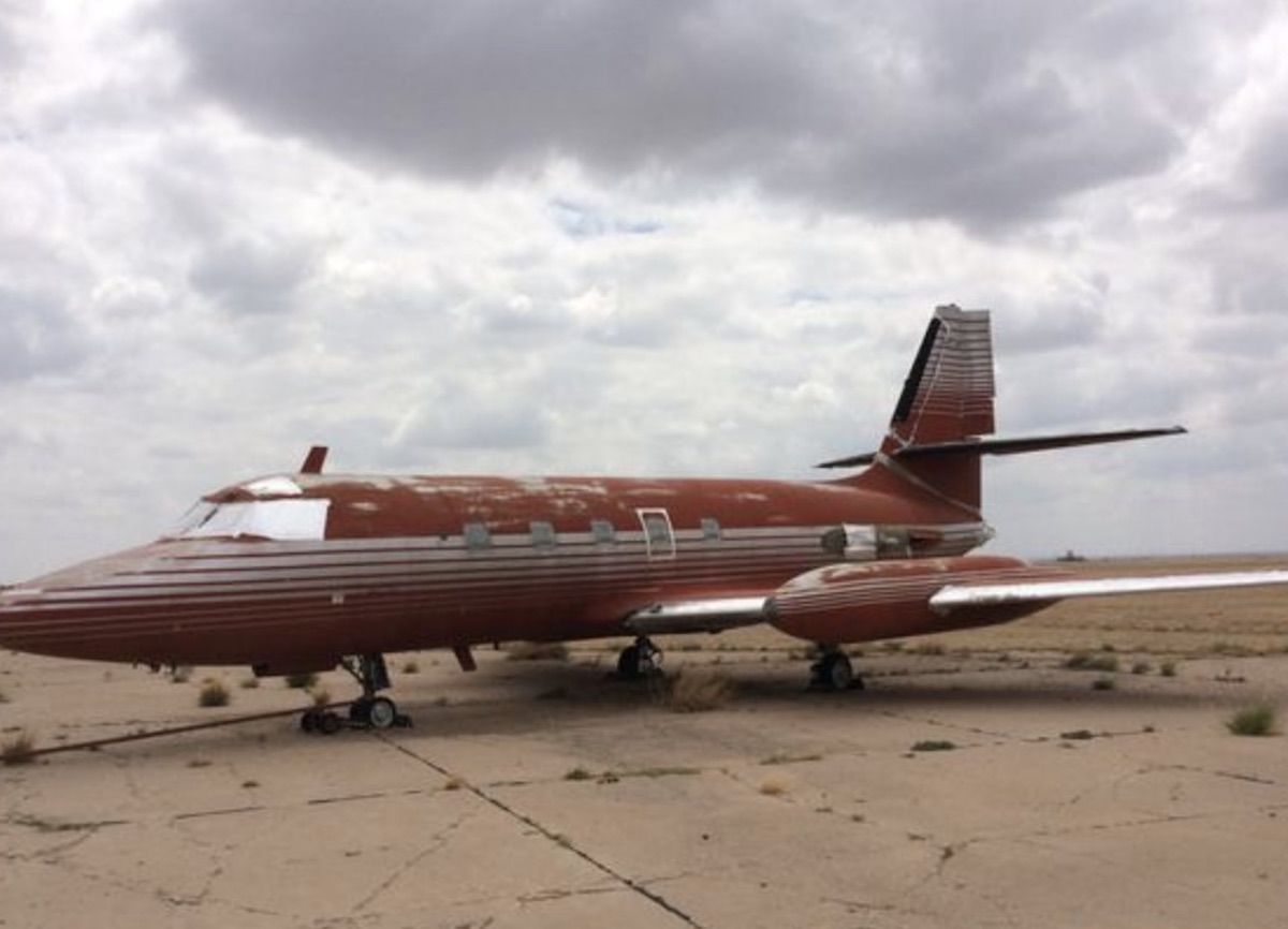 Flying in style: Elvis Presley's private jet is officially on the market