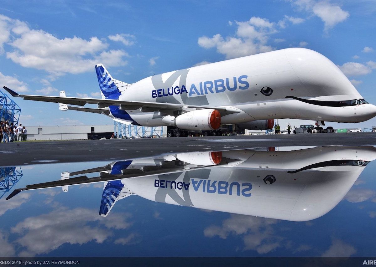 Airbus’ new plane looks like a smiley beluga whale