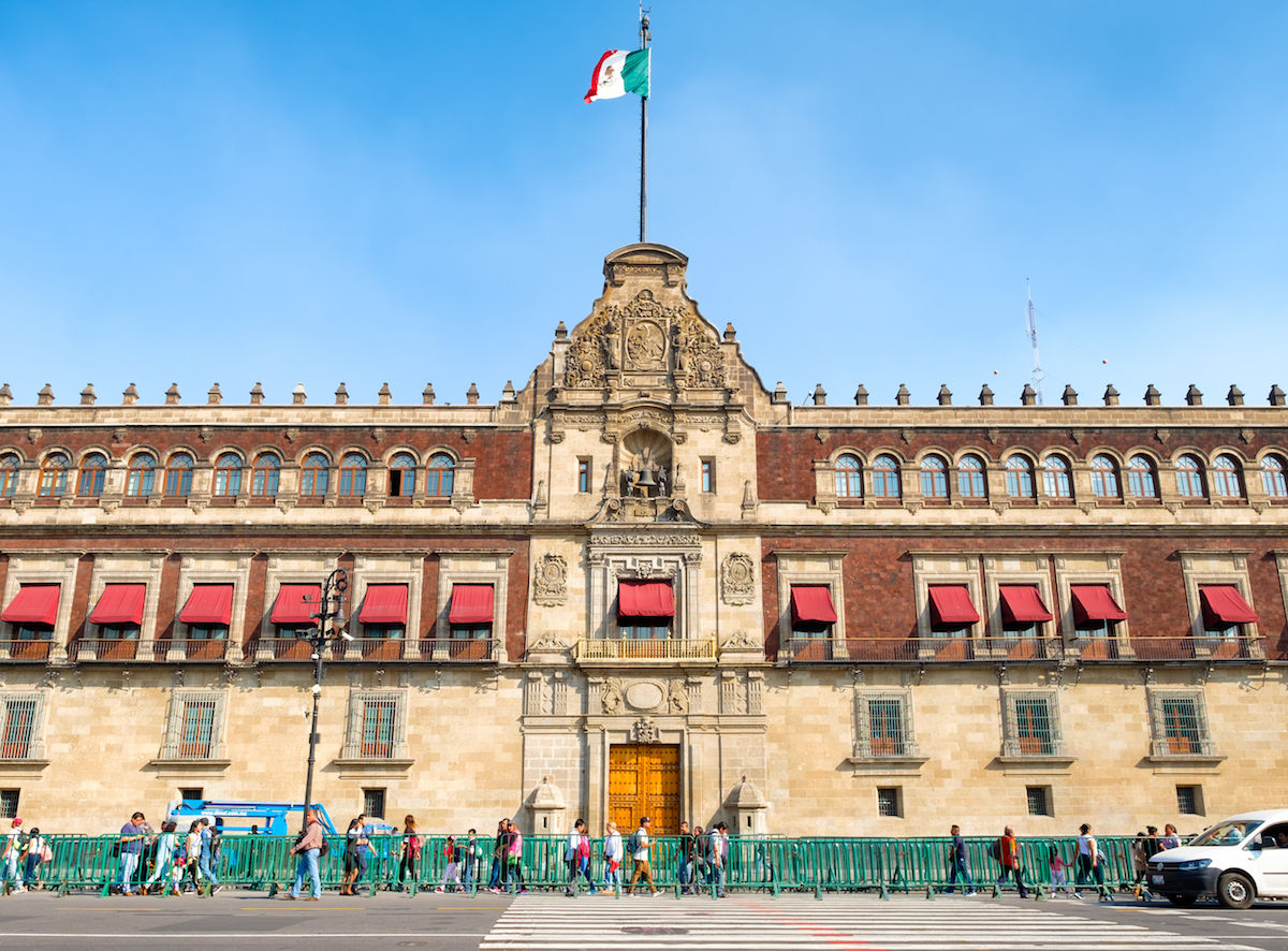 Presidential palace in Mexico now open to the public
