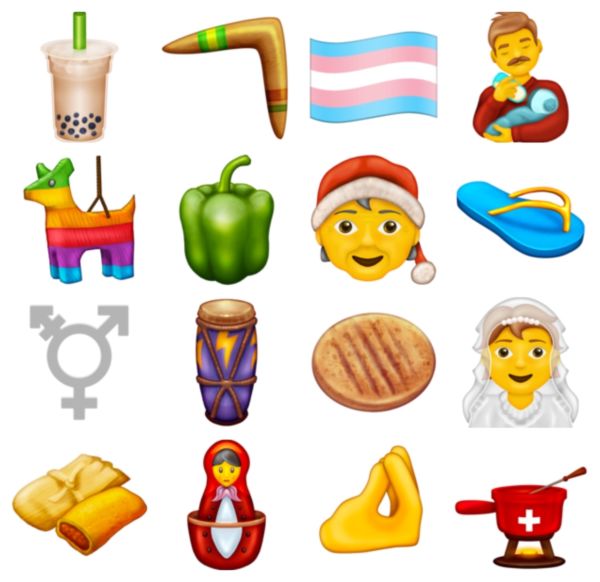 New emojis for 2020