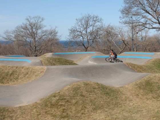 What is a pump track and where to find one