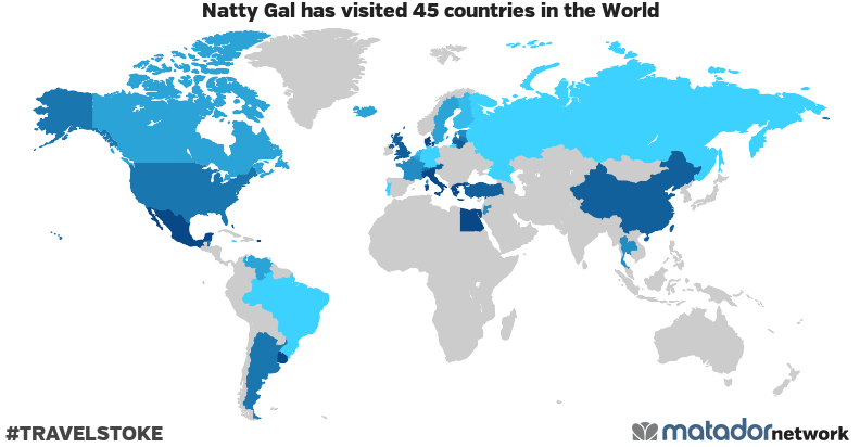 Travel Map | Natty Gal