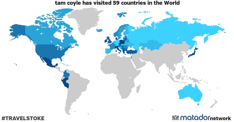 tam coyle's Travel Map - Matador Network